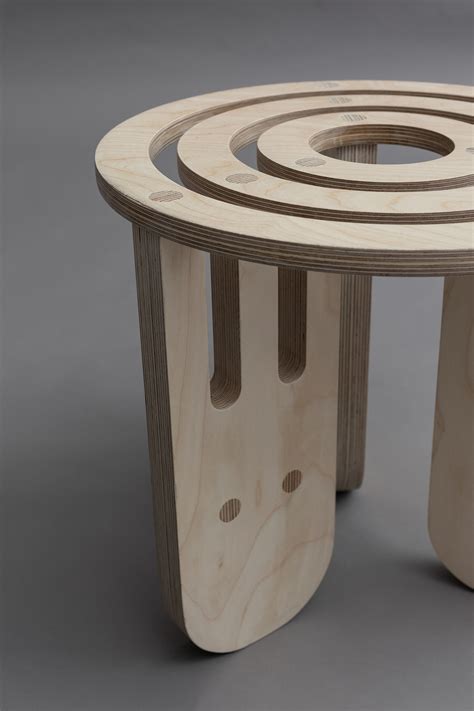 Cnc Stool On Behance