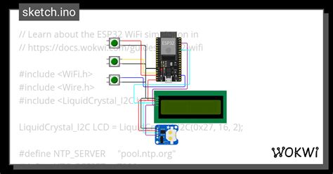 Esp Mqtt Menu Ntp Time Wokwi Esp32 Stm32 Arduino Simulator