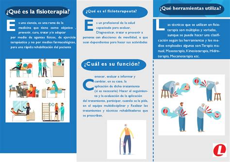 Folleto De Fisioterapia S Un Profesional De La Salud Capacitado Para
