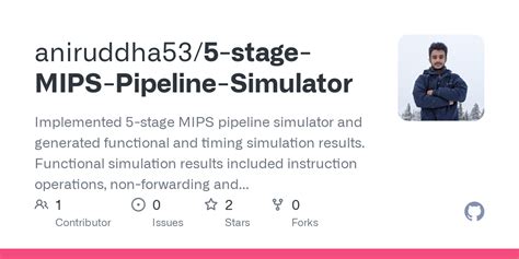 Github Aniruddha Stage Mips Pipeline Simulator Implemented Stage Mips Pipeline