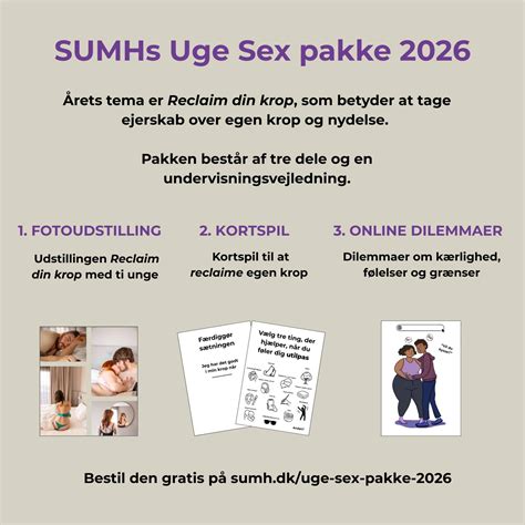 Sumh Nu Kan Du Bestille Vores Uge Sex Pakke 2026 😍 Pakken Er Til