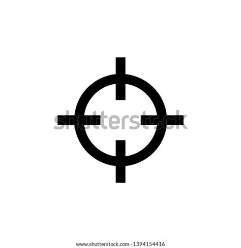 Target Icon Vector Dart Board Symbol Stock Vector Royalty Free 1394154416 Shutterstock