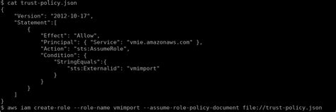 vm import export to aws sparkventure