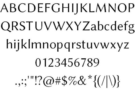 Linux Biolinum Font Linux Libertine Fontspace Tipografía Letras