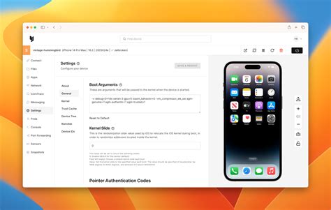 Boot Arguments Corellium Support Center