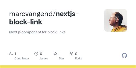 Github Marcvangendnextjs Block Link Nextjs Component For Block Links
