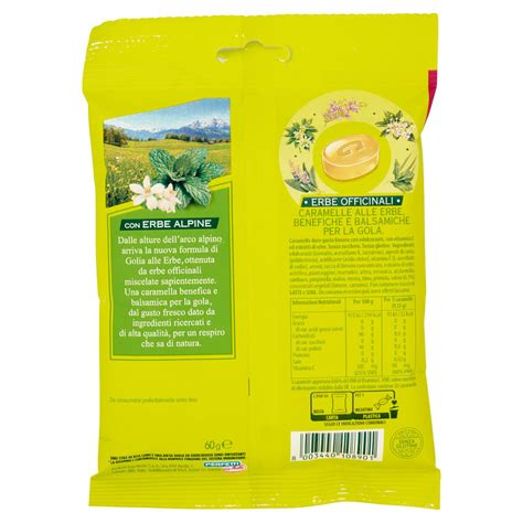 Golia Candy Goliath Herb Lemon Golia Italian Candy Golia Sweets