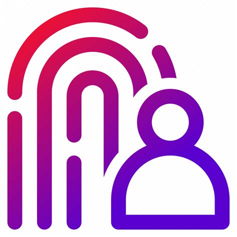 Fingerprint User Biometric Identification Recognition Icon Download On Iconfinder