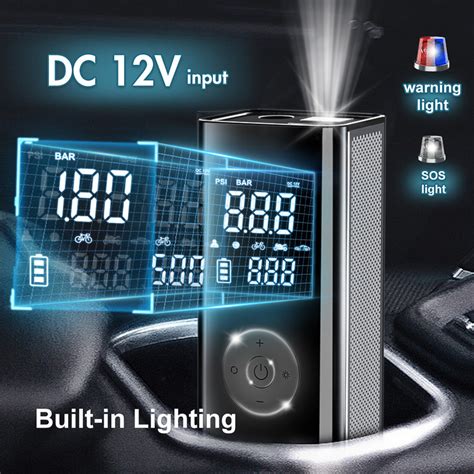 Badu Bg Carsun Помпа за помпане на автомобилни гуми Безжична електрическа помпа за надуване