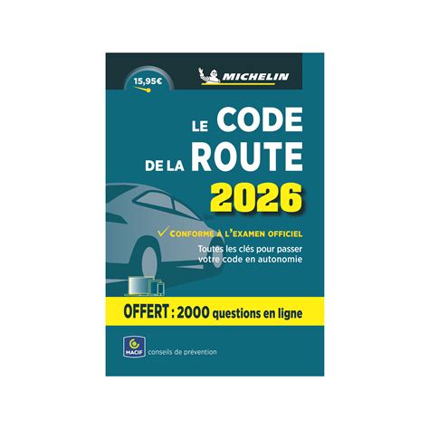 Highway Code 2026 Michelin Boutique De Laventure Michelin
