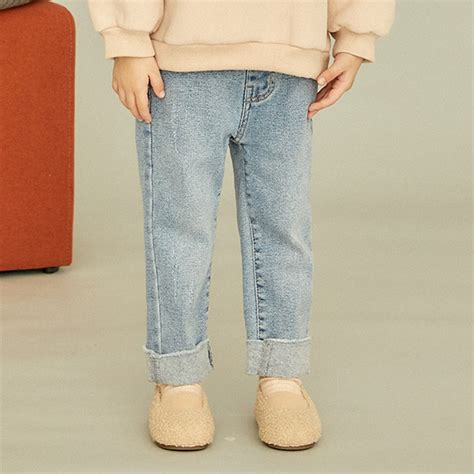 스 일자핏 기모 데님팬츠 Mltj21n80평촌점 이랜드몰