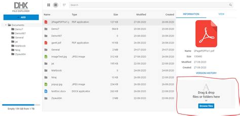 Vault File Uploader Not Working With DHX File Manager Application Vault DHTMLX