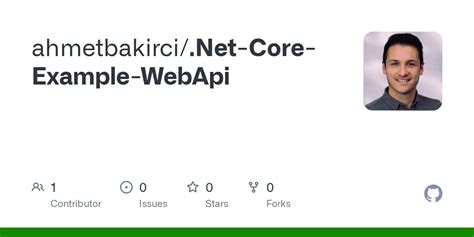 GitHub Ahmetbakirci Net Core Example WebApi