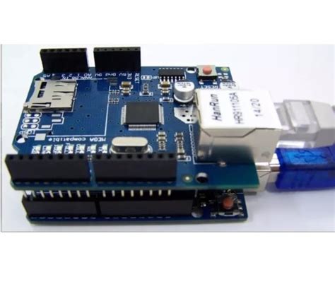 Modulo Ethernet Shield W5100 Mega 2560 R3 Para Arduino Uno Blue Planet Technology
