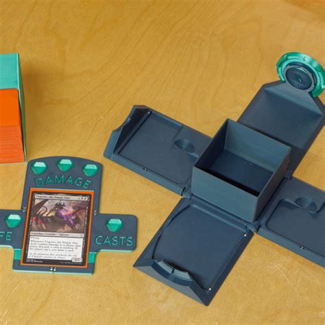 3d Printable The Commander Hub Deck Box By Martin