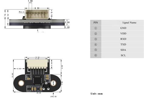 Tof10120 Laser Range Sensor Module 10 180cm Distance Detection