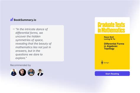 Differential Forms In Algebraic Topology Book Summary