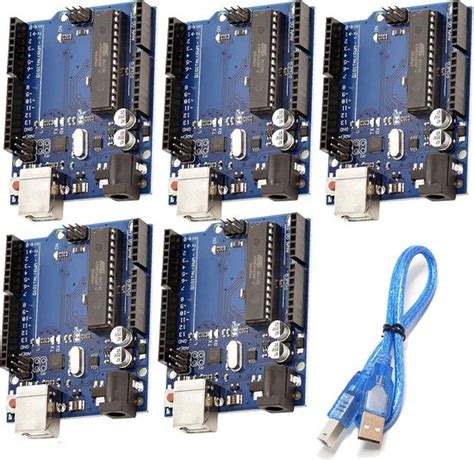 Azdelivery 5 X Az Atmega328dip Board Microcontroller Board Atmega16u2 8