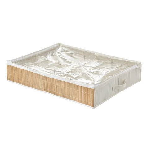 Divided Fabric Storage Box With Lid