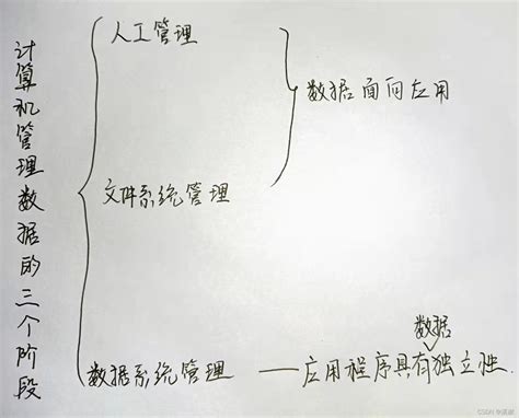 数据管理的三个阶段数据库文件管理阶段 Csdn博客