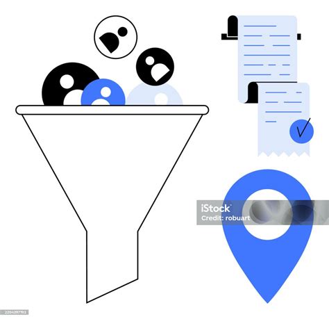 Efficient Data Filtering Process With Checklists And Location Pin For