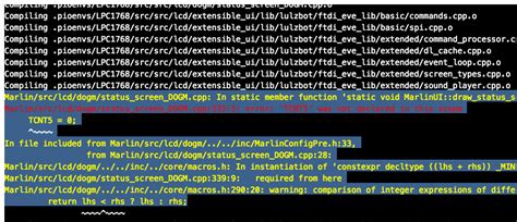 BUG Marlin Status Screen Error Issue MarlinFirmware Marlin GitHub