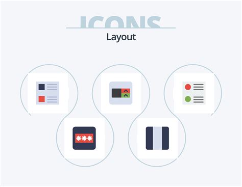 Layout Flat Icon Pack 5 Icon Design Layout Radio Button Wireframe 19664594 Vector Art At
