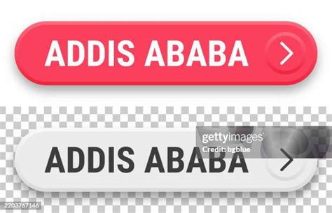 addis ababa 3d click web buttons on blank background high res vector