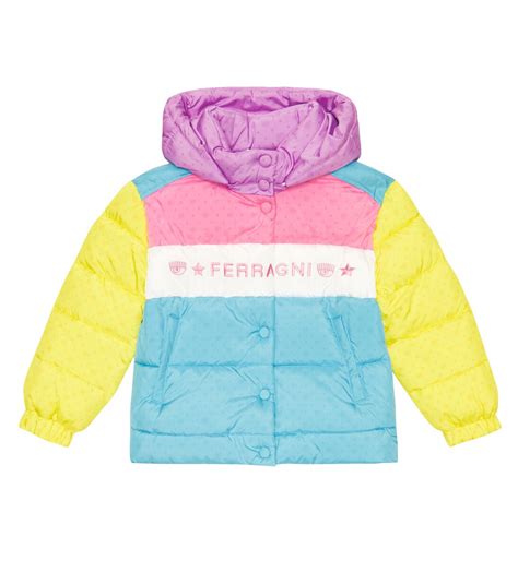 X Chiara Ferragni Eyestar Puffer Jacket In Multicoloured Monnalisa Mytheresa