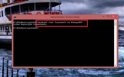 BCDEdit Set Current Nx AlwaysOff Ibrahim BAYRAK