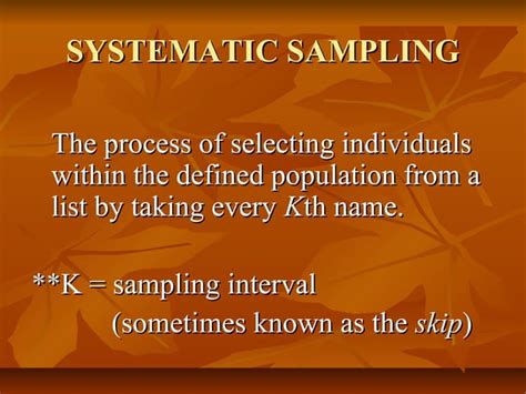 Chapter 6 Sampling Ppt