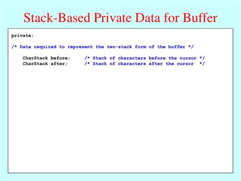 PPT Stack And List Buffers PowerPoint Presentation Free Download ID 2740109