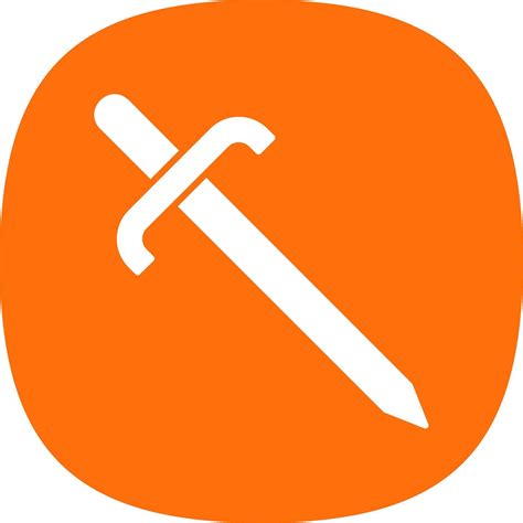 Cutlass Glyph Curve Icon 42782677 Vector Art At Vecteezy