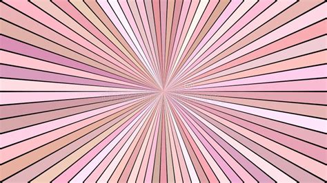 Pink Hypnotic Abstract Ray Burst Background From Striped Rays Stock Vector Illustration Of