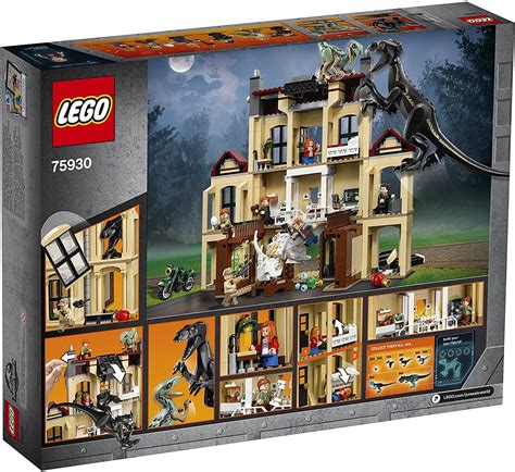 Jurassic World Lego 75930 Analog Indoraptor Rampage At Lockwood Estate