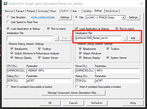MIMRT1050 Mbed Uploading And Debuging With J Link Issue 5