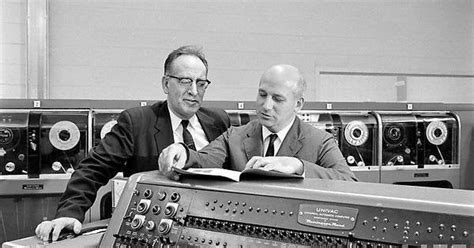 John W Mauchly And J Presper Eckert Inventors Of The First General Purpose Electronic Digital