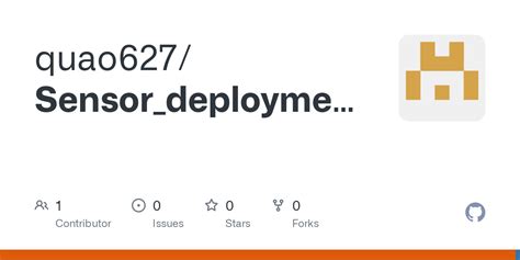 Github Quao627sensordeployment