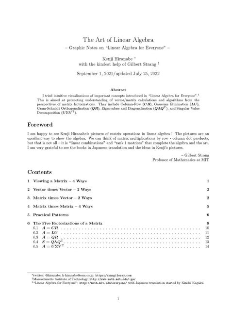 图文理解矩阵与线代！《矩阵世界与线性代数艺术》可视化手册，14页pdf，kenji Hiranabe编著，lecun点赞！ 知乎