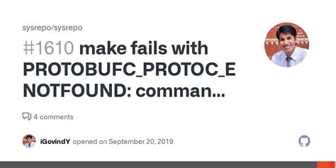 Make Fails With Protobufcprotocexecutable Notfound Command Not Found
