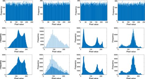 Results Of The Histogram Analysis The First To Third Rows Download Scientific Diagram