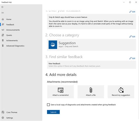 深入了解反馈 windows insider program microsoft learn