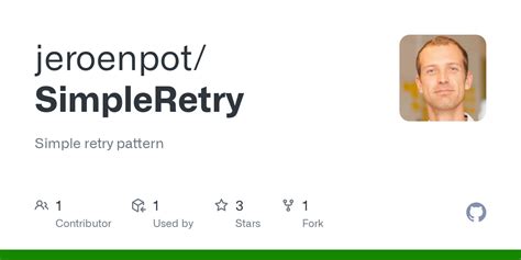 Github Jeroenpotsimpleretry Simple Retry Pattern