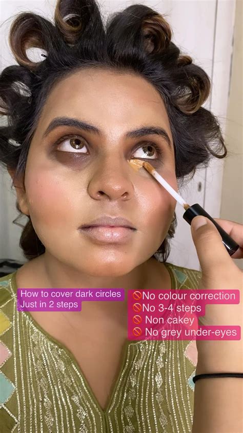 How To Cover Dark Circles In Just 2 Steps Natural Makeup Makeup For
