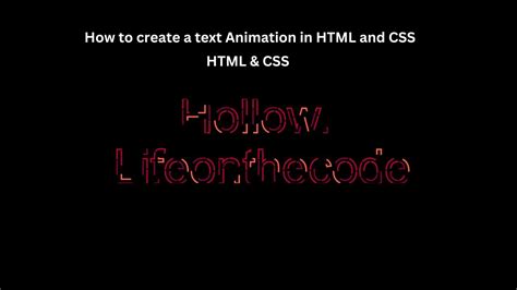How To Create Text Animation In Html And Css Modern Text Animation