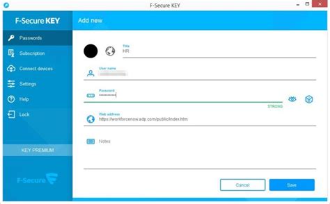 F Secure Key Handlena