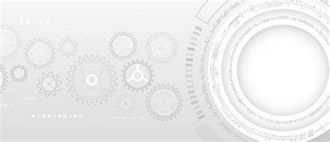 프레젠테이션 또는 배너를 위한 추상 하이테크 커뮤니케이션 다양한 기술 요소가 있는 공상 과학 회색 배경 과학 개념 회로 기판 및