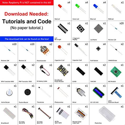freenove super starter kit for raspberry pi 4 b 3 b 400 285 page detailed tutorials python c