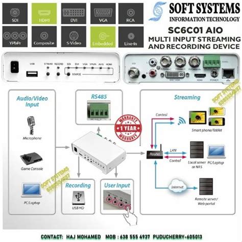 Sc6c0n1 Aio Multi Input Medical Imageing Recording And Streaming Device At ₹ 55000 Piece
