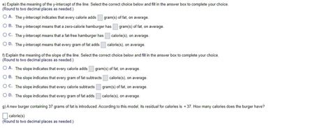 Solved B Interpret The Value Of R2 In This Context Select Chegg Com